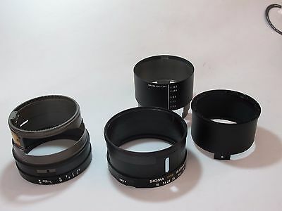 SIGMA 18-125 mm 3.5-6.3 DC SET OF PART BARREL RING SCREW GLASS CANON ...